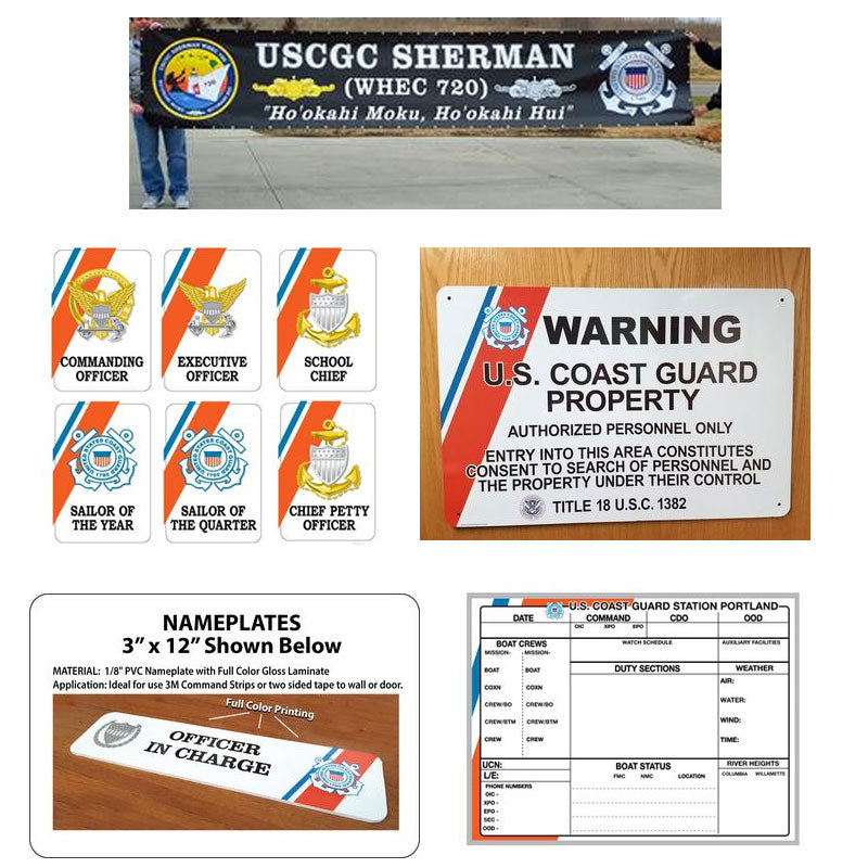Signs - MarkerBoards - Nameplates – USCGStore.com