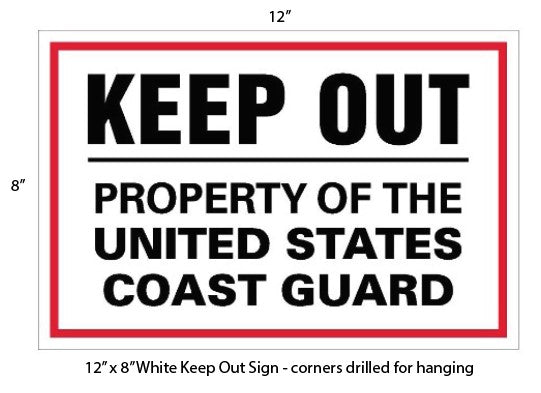 Coast Guard Security Signs – USCGStore.com